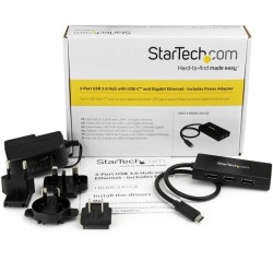 Compra StarTech.com Hub Hub USB C 3.0, 3x USB A y Ethernet Gigabit ...