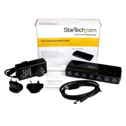 Compra StarTech.com Hub Concentrador USB 3.0 de 7 Puertos, ST7300USB3B | Cyberpuerta.mx