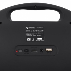 Compra Steren Bocina Portátil Bluetooth 16W USB Negro/Gris BOOM-100 ...