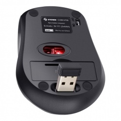 Compra Mouse Steren Óptico, Inalámbrico, USB, 2000DPI, Negro COM-5700 ...