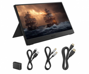 Compra Monitor Portátil Steren DIS-114 LCD 14", Full HD, DIS-114 ...