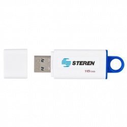 Compra Memoria USB Steren, 16GB, USB 3.2, Blanco/Azul MFD-016 ...