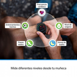 Compra Steren Smartwatch Bluetooth Android/iOS Negro/Azul | Cyberpuerta.mx