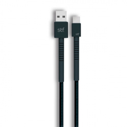 Compra STF Cable USB-A Macho - USB-C Macho, 1 Metro, Grafito, ST-A02732 ...