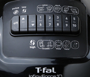 Compra T-Fal Licuadora InfinyForce 10 1.25 Litros 550W Negro, LN8008MX ...