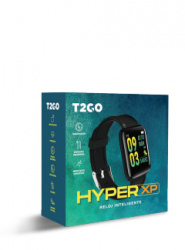Compra T2GO Smartwatch Touch iOS/Android Negro TG-W84032 | Cyberpuerta.mx