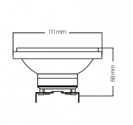 Compra Tecnolite Foco Regulable LED Helium I G53 15W 15DAR111LED40V24 | Cyberpuerta.mx