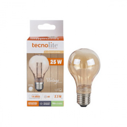 Compra Tecnolite Foco Vintage LED A19, Base E27, 2.3W, 2DA19LEDFC20VA | Cyberpuerta.mx
