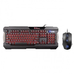 Compra Kit de Teclado y Mouse Tt eSPORTS COMMANDER COMBO KB-CCM-PLBLSP ...