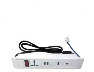 Thorsman Multicontactos, 1 Contacto/RJ-45/USB/HDMI, Blanco 11100-00002 ...