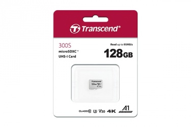 Compra Memoria Flash Transcend 300S 128GB MicroSDHC Clase 10 TS128GUSD300S-A | Cyberpuerta.mx