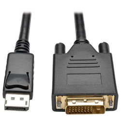 Compra Tripp Lite by Eaton Cable DisplayPort - DVI-D 1.8m Negro P581-006-V2 | Cyberpuerta.mx