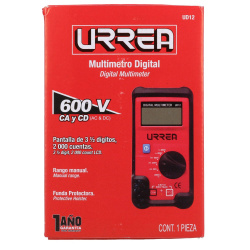 Compra Urrea Multímetro Digital 200-600V UD12 | Cyberpuerta.mx