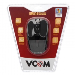 Compra Mouse VCOM Óptico DM504 RF Inalámbrico 1000 DPI Negro, DM504 ...