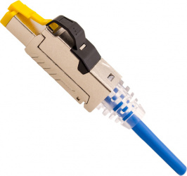 Compra Vertical Cable Plug RJ-45 Blindado Cat6/6A Oro/Amarillo, 012-024 ...