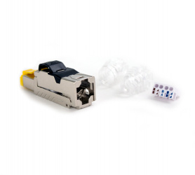 Compra Vertical Cable Plug RJ-45 Blindado Cat6/6A Oro/Amarillo, 012-024 ...