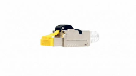 Compra Vertical Cable Plug RJ-45 Blindado Cat6/6A Oro/Amarillo, 012-024 ...