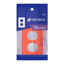 Compra Volteck Placa de Pared, 2 Puertos, Naranja, 46409 | Cyberpuerta.mx