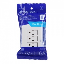 Compra Volteck Placa Armada, 3 Puertos, Blanco 46458 | Cyberpuerta.mx