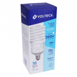 Compra Volteck Foco F-55E4 Luz de Día, E26/E27, 55W, 3300 Lúmenes ...