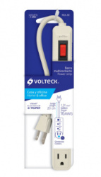 Compra Volteck Multicontacto MUL-6E, 6 Contactos, 13A, 125V, 20cm ...