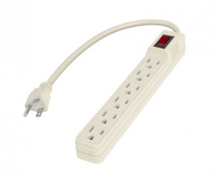 Compra Volteck Multicontacto MUL-6E, 6 Contactos, 13A, 125V, 20cm ...