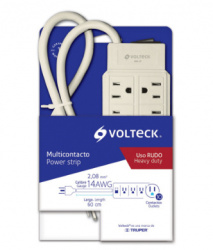 Compra Volteck Multicontacto de Uso Rudo MUL-10, 10 Contactos, 15A ...