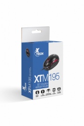 Compra Mouse Xtech Óptico XTM-195 Alámbrico, USB, 1000DPI, Negro, XTM ...