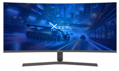 Compra Monitor Gamer Curvo Xzeal 34" 3440x1440 165Hz XZ6010-1 | Cyberpuerta.mx
