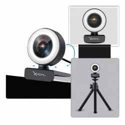 Compra Xzeal Cámara Web XZ300 c/ Micrófono Full HD, 1920x1080, XZST300B ...