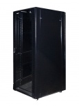 Enson Gabinete de Piso con Puerta de Cristal, 45U, hasta 800Kg, Negro ...