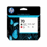 Cabezal HP 70 Negro Mate/Rojo para DesignJet Z3100/Z3200 C9409A ...