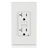 Leviton Tomacorriente GFTR2-W, 2 Enchufes, 125V, 20A, Blanco ...