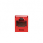 Panduit Jack de Red Mini-Com Cat6A UTP, RJ-45, Rojo/Blanco | Cyberpuerta.mx
