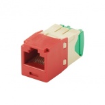 Panduit Jack de Red Cat6 UTP, RJ-45, Rojo | Cyberpuerta.mx