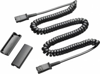 Poly Cable Telefónico 40703-01, QD Macho - QD Macho, Negro | Cyberpuerta.mx