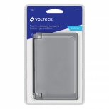 Volteck Placa tipo FS, 2 Puertos, Aluminio 46433 | Cyberpuerta.mx