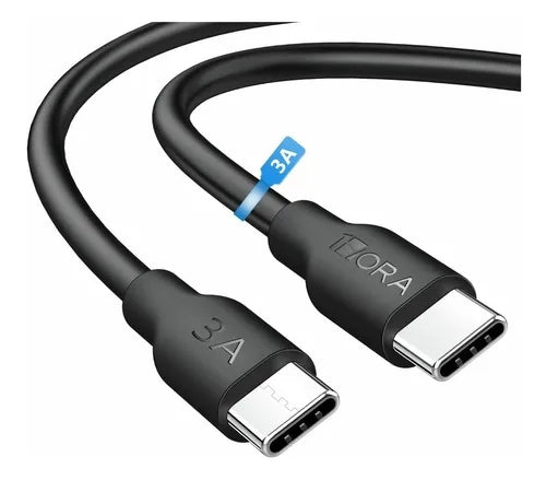 Compra 1Hora Cable USB-C Macho - USB-C Macho, 1 Metro, Negro, CAB252/BK ...
