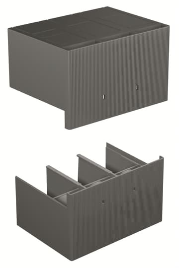 ABB Cubierta de Terminales Aislante HTC T5, 3 Polos, para T5 ...