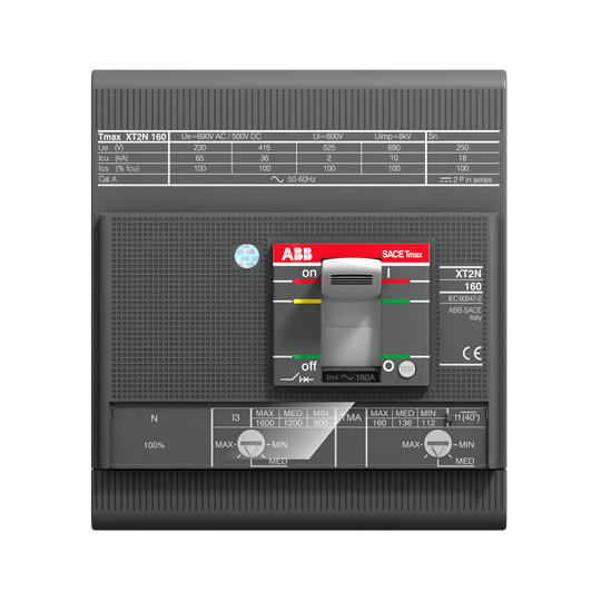 ABB Interruptor Termomagnético 4 Polos 1SDA067621R1, 690V, 63A, 50/60Hz ...