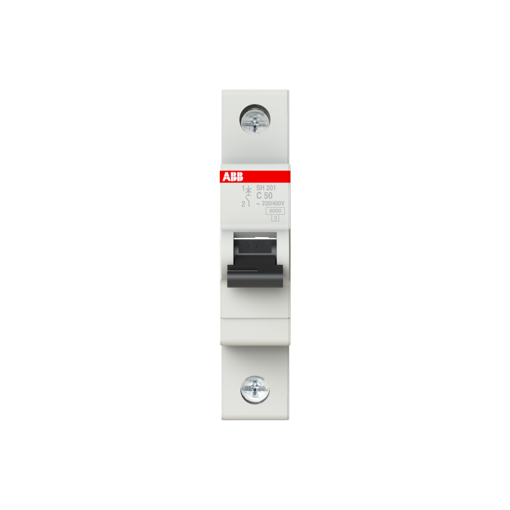 ABB Interruptor Automático 1 Polo SH201-C50, 230V, 50A, Entrada 12 ...