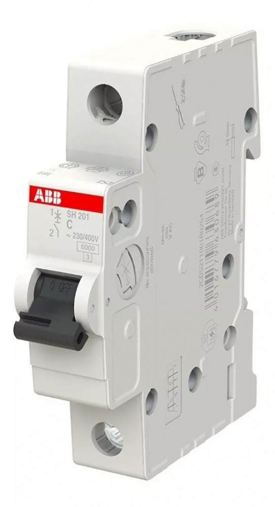 ABB Interruptor Automático 1 Polo 2CDS251001R0277, 400V, 2A ...