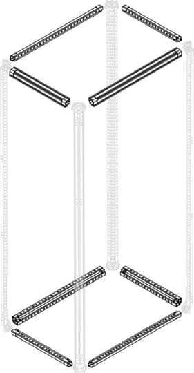 Compra ABB Soporte Travesaño para Rack, 70cm, Gris, 4 Piezas, PCFM0700 ...