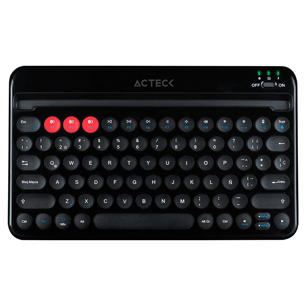 Compra Teclado Multidispositivo Acteck TX30, Bluetooth Negro AC-926638 ...