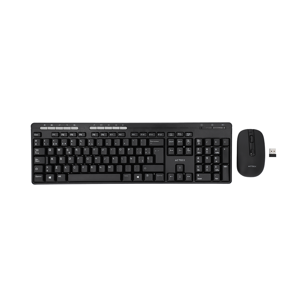 Compra Kit de Teclado y Mouse Acteck MK450, Inalámbrico, AC-931748 | Cyberpuerta.mx