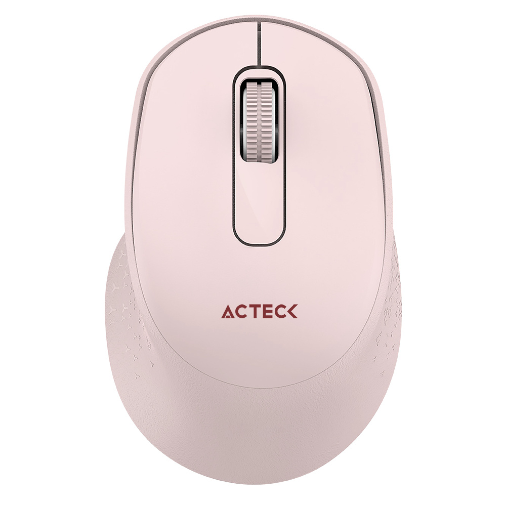 Compra Acteck Óptico Mouse Inalámbrico USB-A 1600DPI Rosa | Cyberpuerta.mx