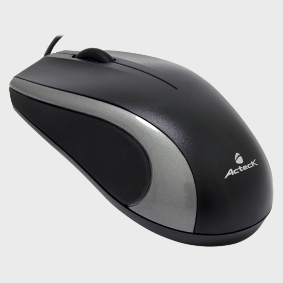 Compra Mouse Acteck Óptico AM-210-6P, USB, 1000DPI, Negro/Gris WKMS-601 ...