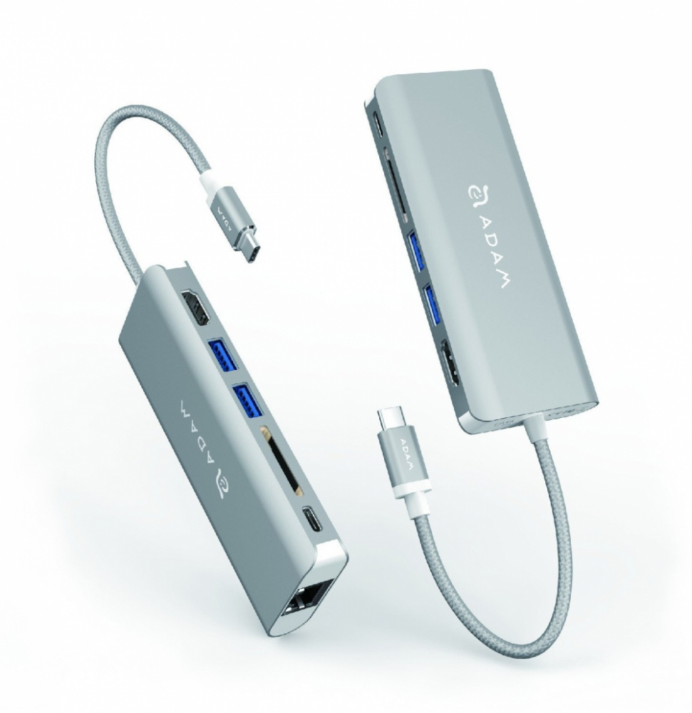 Adam Elements Hub A01 USB-Macho - 1x USB-C, 2x USB-A, 1x HDMI, 1x SD ...