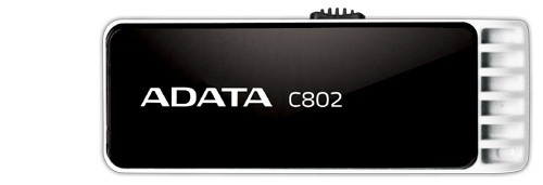 Compra Memoria Flash Adata C802, 4GB, USB 2.0, Negro/Blanco AC802-4G ...