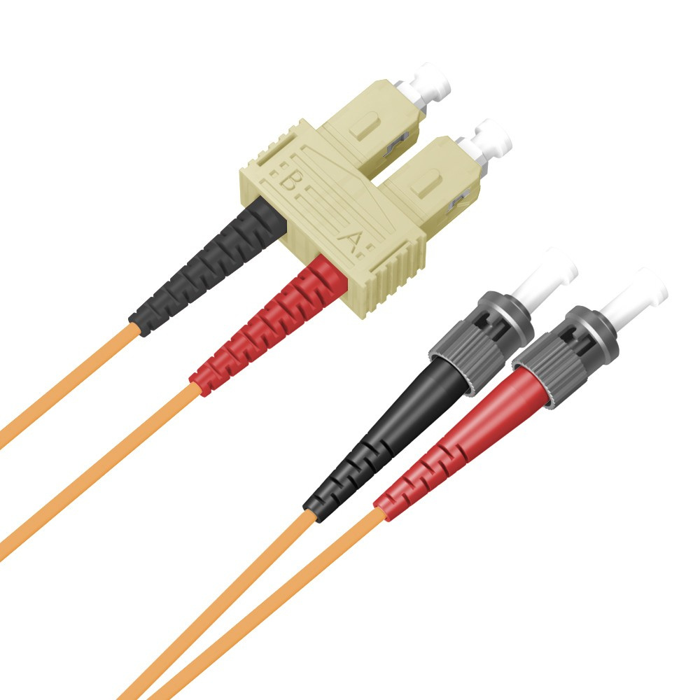 Addon Cable Fibra Óptica Multimodo OM1 SC Macho - ST Macho, Núcleo 62 ...